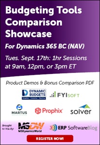 15 Key Takeaways from the Budgeting Tools for Dynamics 365 Business Central Comparison Showcase ...